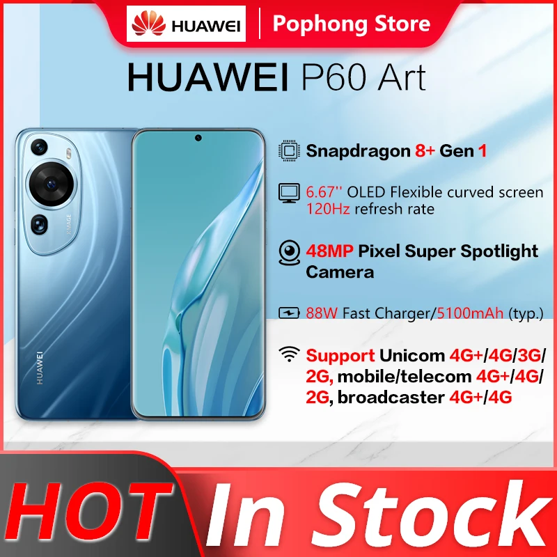 HUAWEI-P60-Art-4G-Mobile-Phone-HarmonyOS-3-1-Snapdragon-8-Gen-1-Octa ...