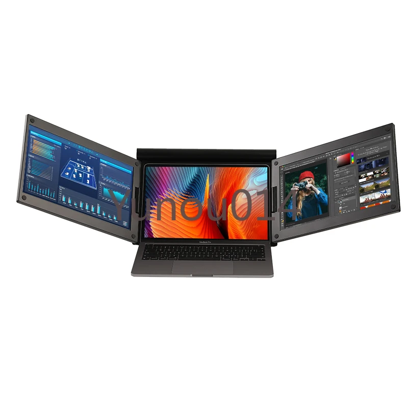 Dual-Extender-Triple-Display-Laptop-Monitor-Portable-Tri-Screen-Support ...