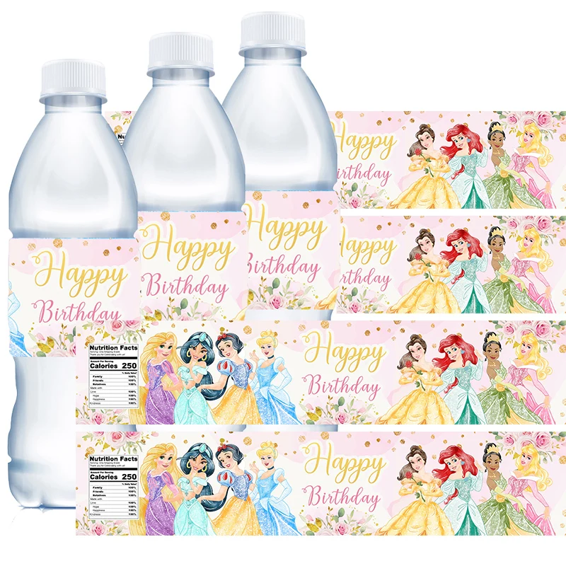 Disney Princess Food Label Printables