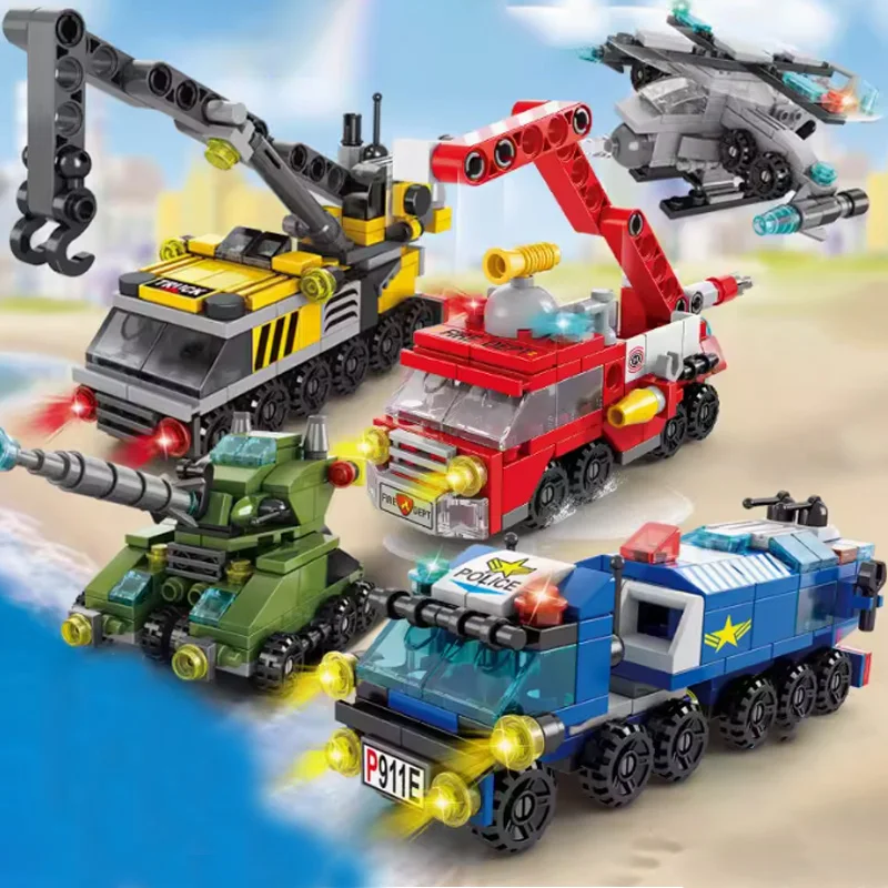 Children-s-puzzle-assembly-blocks-fire-trucks-police-cars-ambulances ...