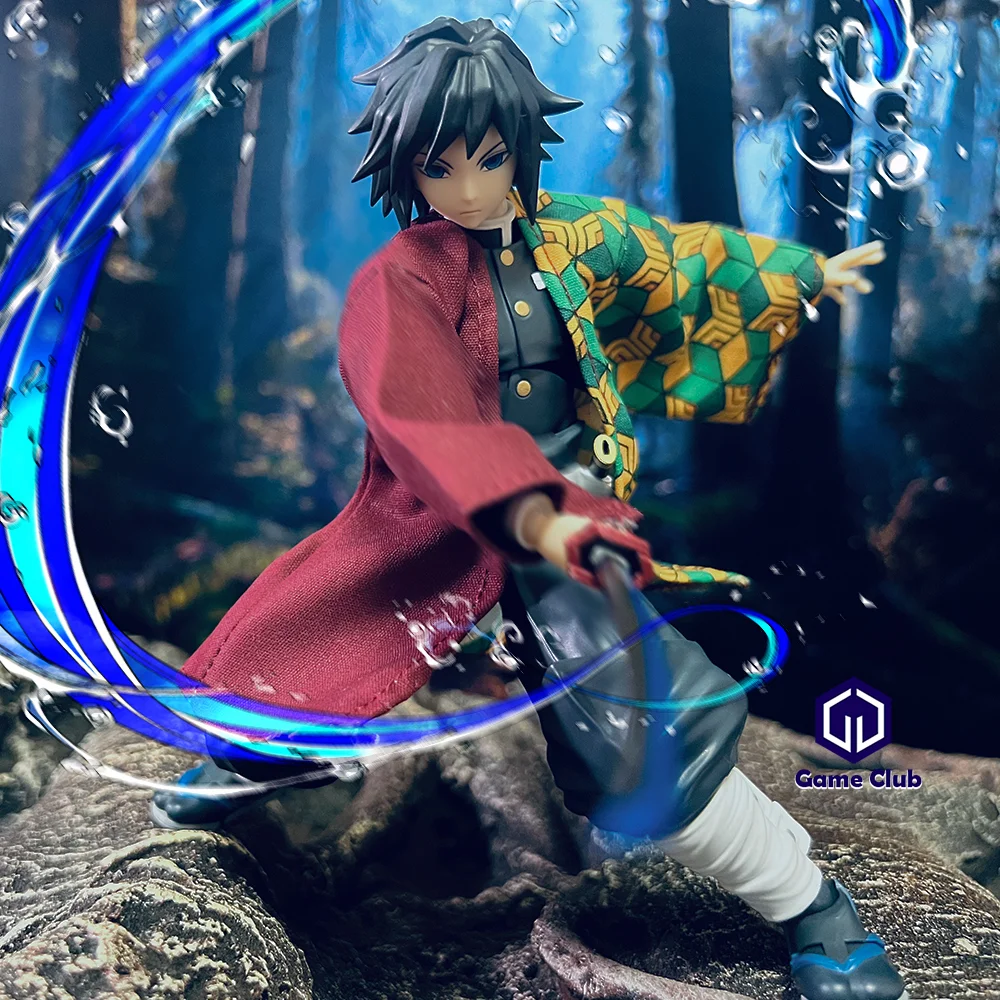 Handmade 1/12 Japanese Anime Characters Swordsman Tomioka Giyuu Two ...