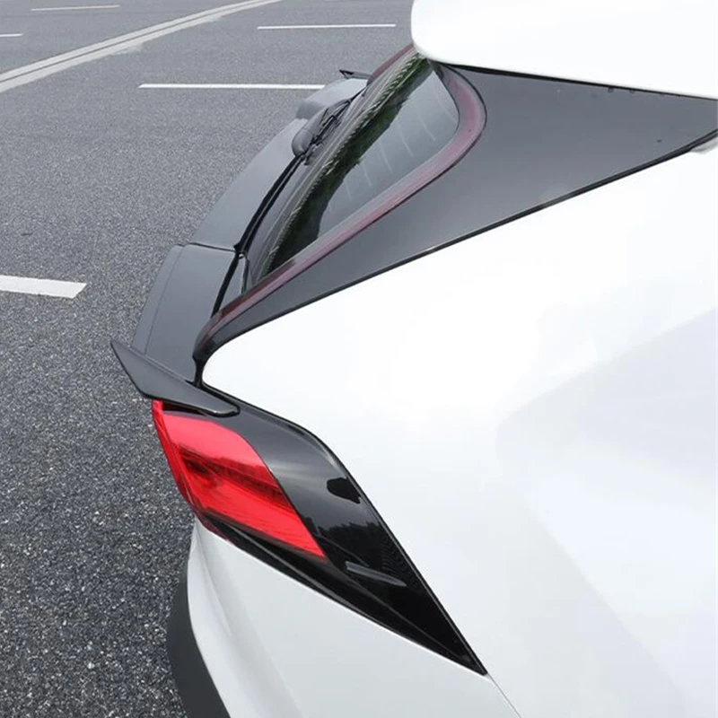 For Roof Spoiler Accessory New Toyota Rav4 Car Window Glossy Black Rear ...