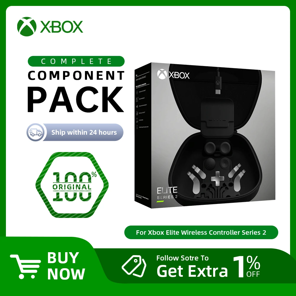 Microsoft Xbox Elite Wireless Controller Series 2 Core White Component Pack - Accessories ...