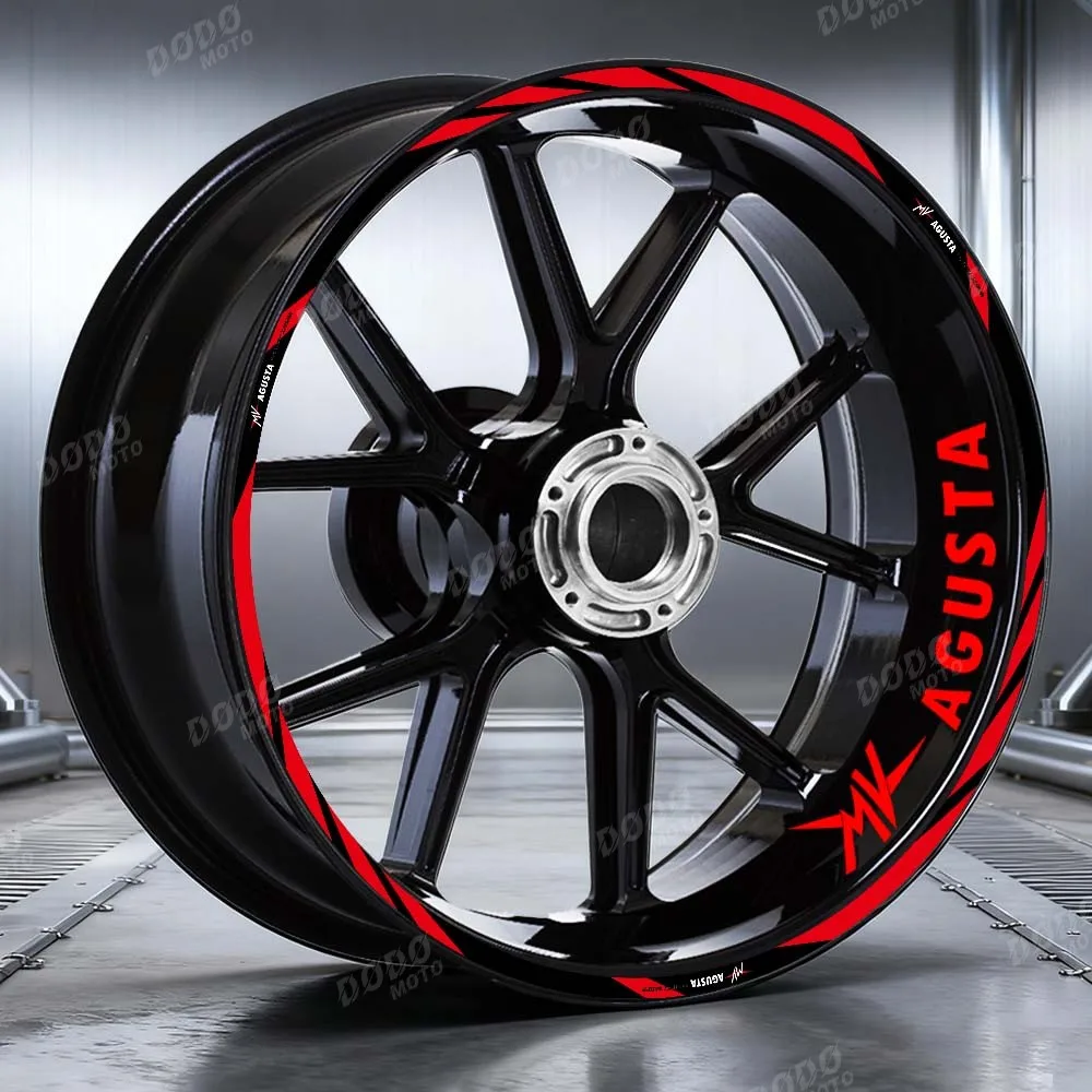 Motorcycle Wheel Rim Sticker Hub Refit Stripe Tape For MV Agusta ...
