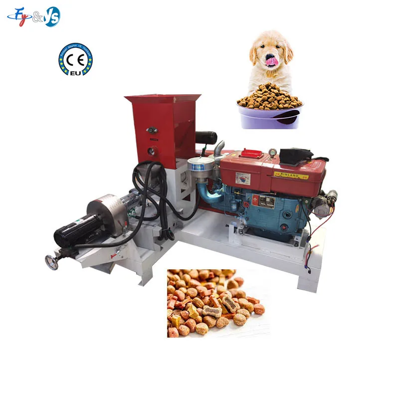 Cat Dog Dry Food Making Machine Fish Feed Pellet Extruder Industrial ...