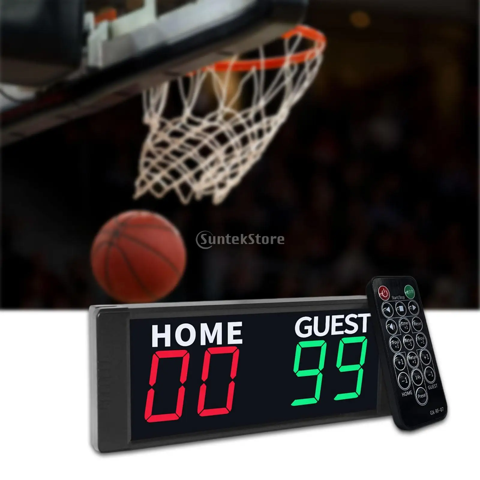 Portable Electronic Digital Scoreboard With Remote Basketball Pong ...