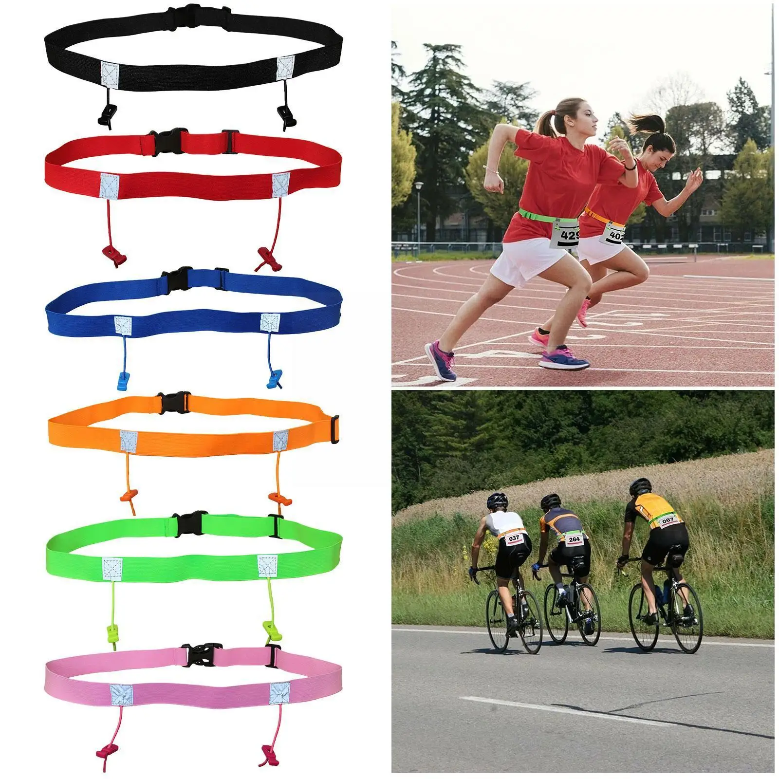 Triathlon-Marathon-Race-Number-Belt-For-Men-Women-Running-Waist-Pack ...