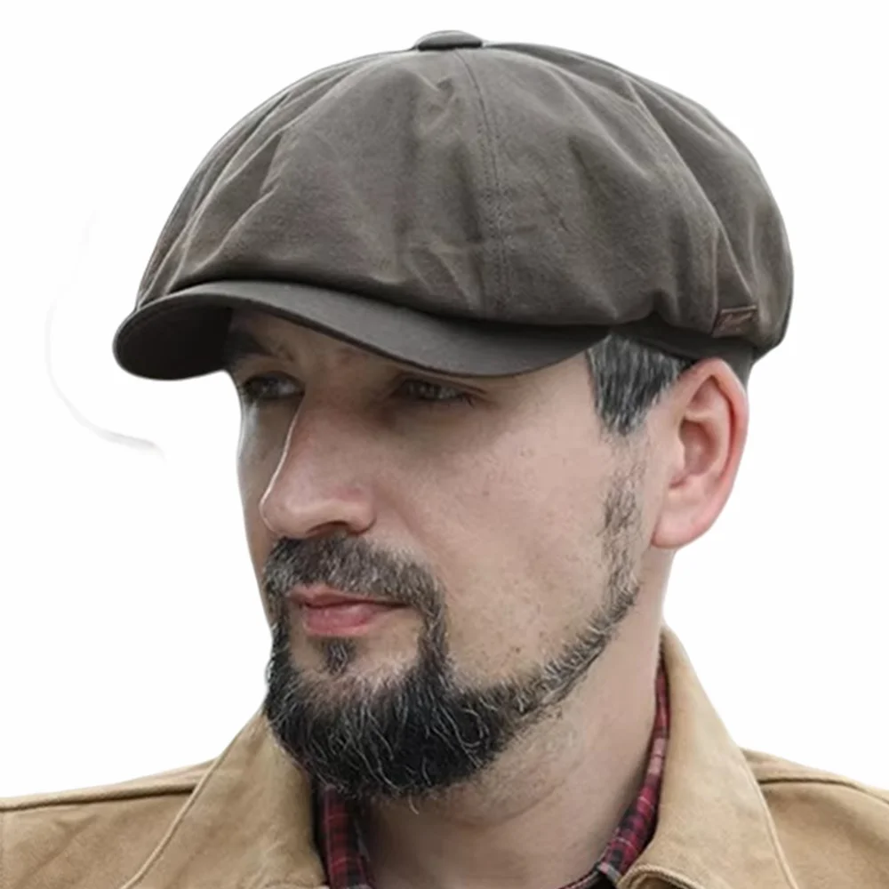 Male Plus Size Ivy Hat Big Head Man Spring Summer and Autumn Newsboy ...