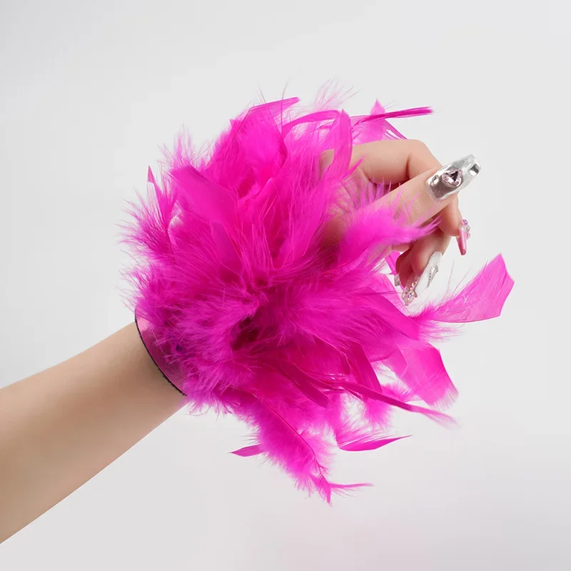 Natural-Ostrich-Feather-Cuffs-Sexy-Cuffs-With-Feathers-Feather-Cuff ...