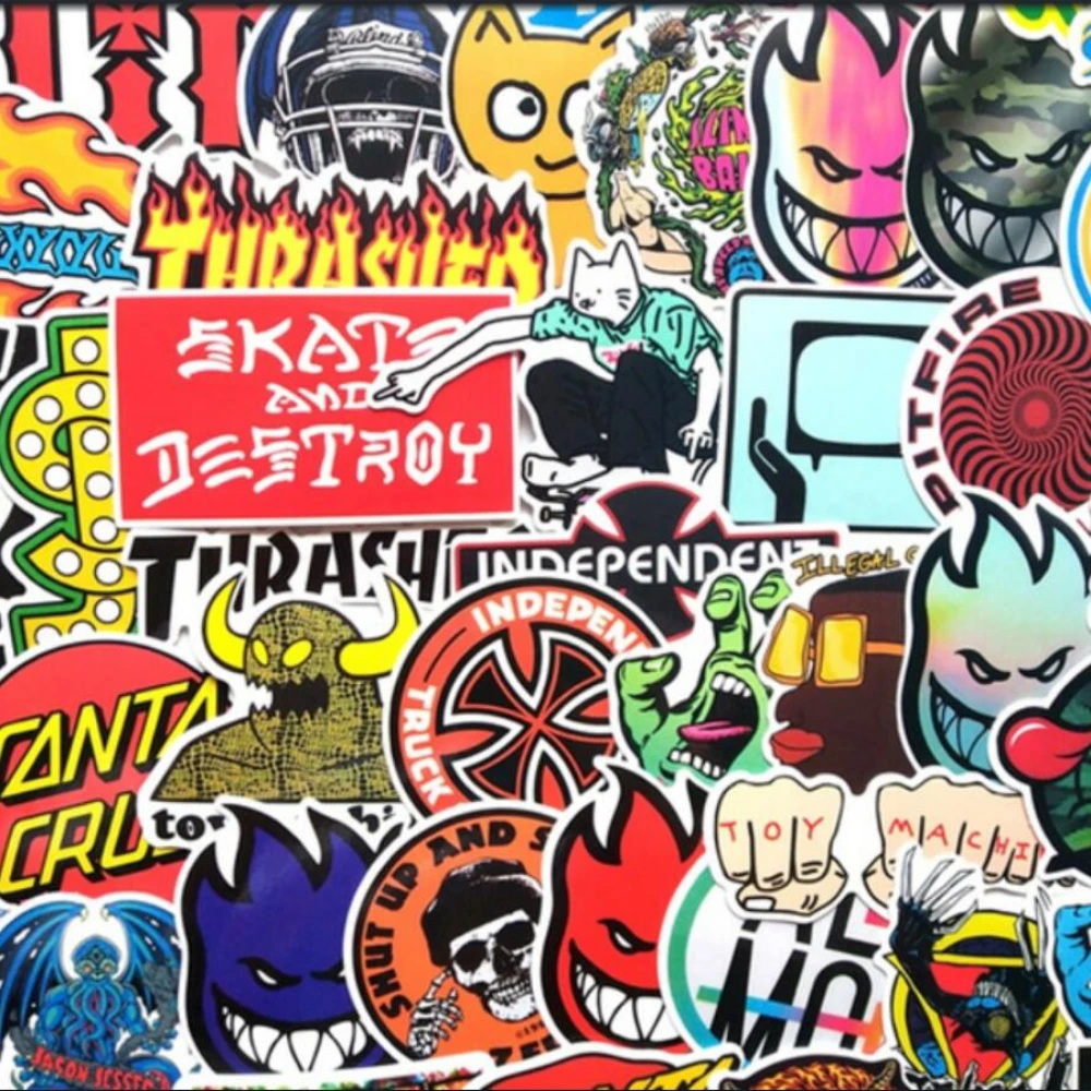 10-50-100pcs-Random-NO-Repeat-Classic-Fashion-Style-Graffiti-Stickers ...