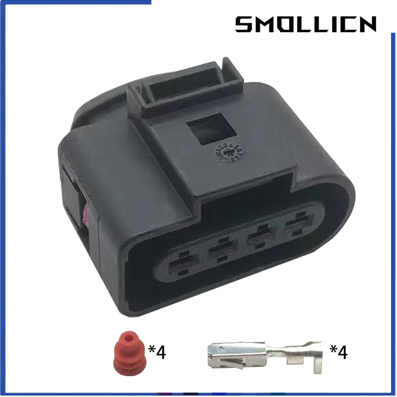 1-Set-4-Pin-Female-Automotive-Waterproof-Connector-Ignition-Coil-Wire ...
