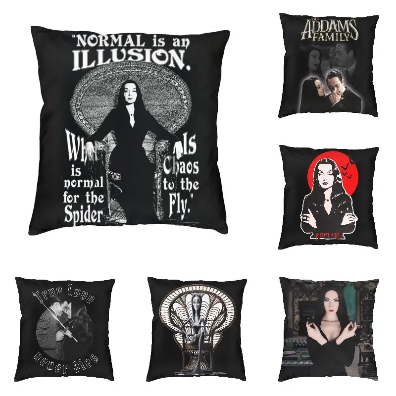 Morticia Addams Cushion Cover 40x40 Decoration 3D Print Normal Is An ...