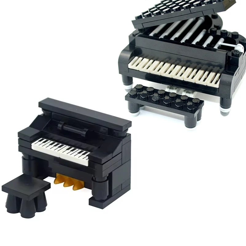 City Grand Piano Toys Building Blocks Musical Instrument Set ...