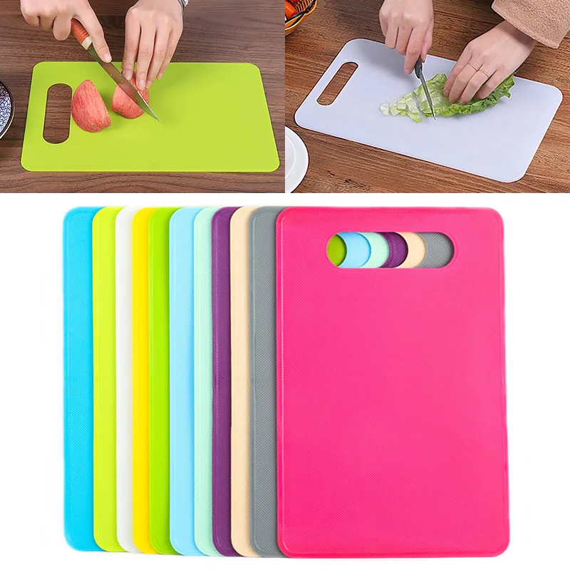 1pcs-Kitchen-Flexible-Cutting-Board-Colorful-Plastic-Chopping-Board-Non ...