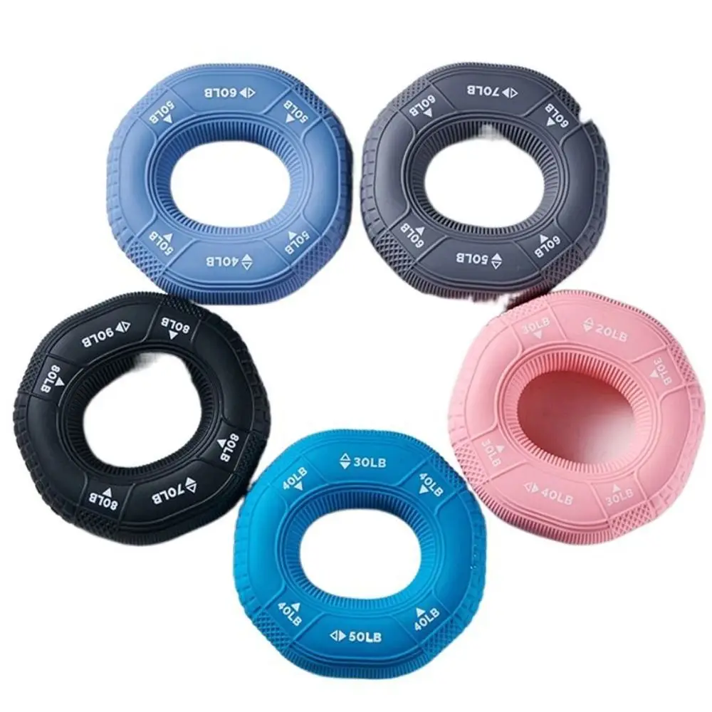 Silicone-Hand-Grip-Ring-Carpal-Expander-20-90LB-Portable-Fitness-Grip ...