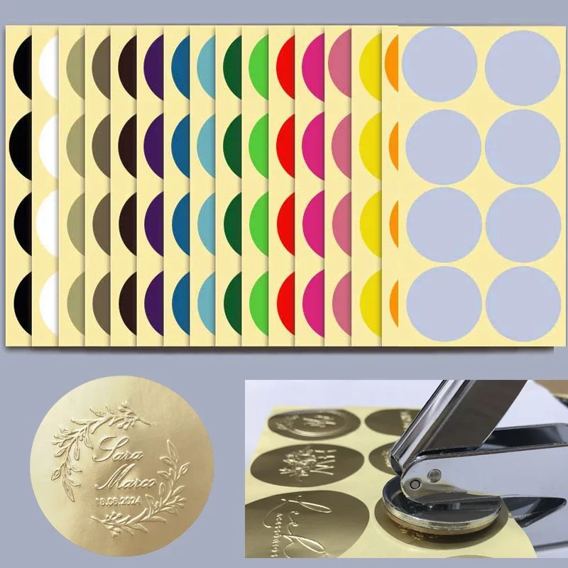 50mm-Round-Embossed-Seal-Stamp-Stickers-Certificate-Award-Sticker ...