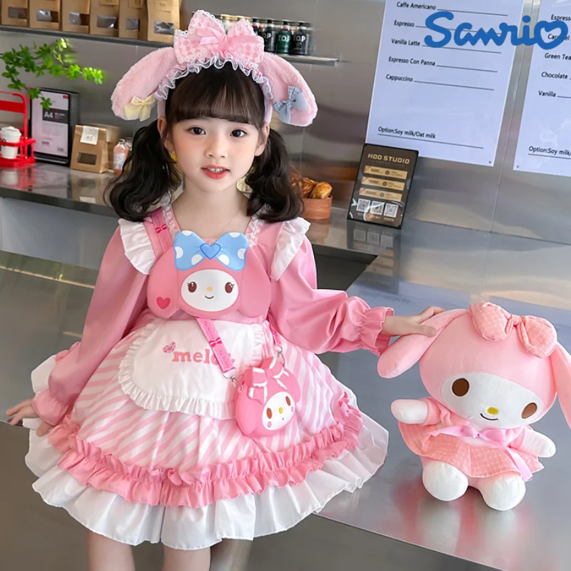 Kawaii-Sanrio-My-Melody-Dresses-Anime-Autumn-Long-Sleeve-Princess-Dress ...