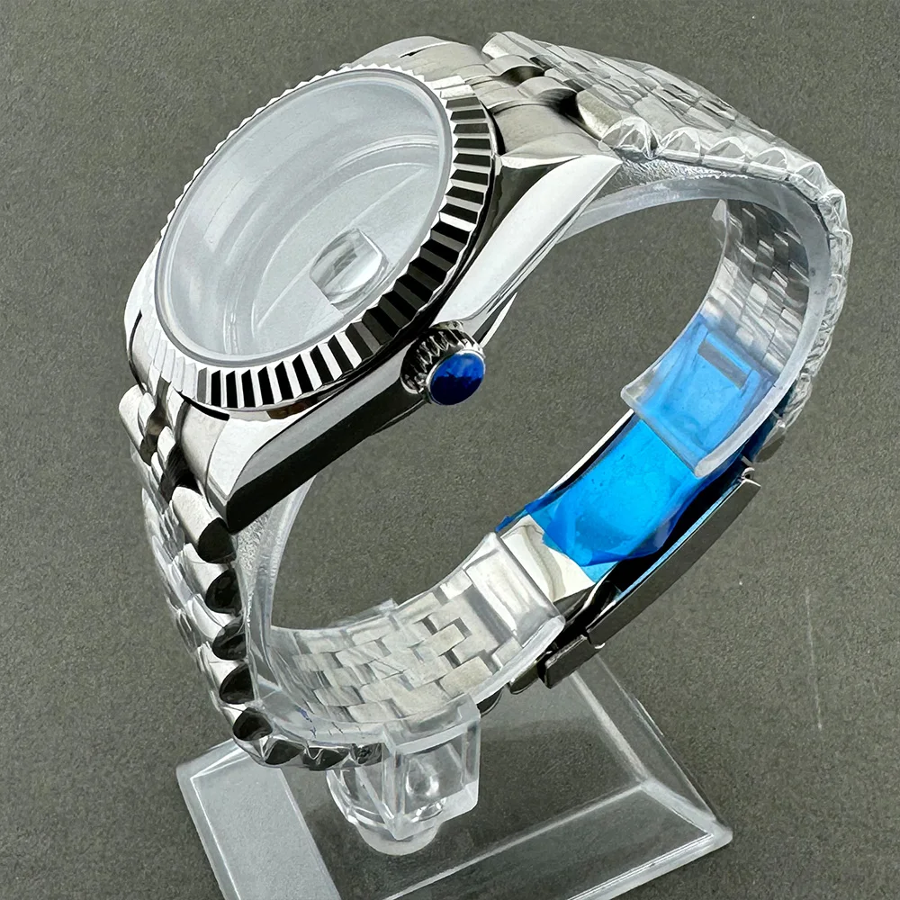 36mm-nh35-sliver-Watch-Case-316L-Stainless-Steel-Sapphire-Glass ...