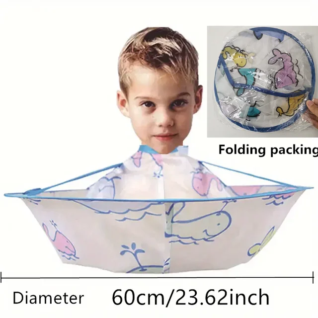 23.62 inch diameter， Hair Apron Cape Hairstylist Simple Design Pattern ...
