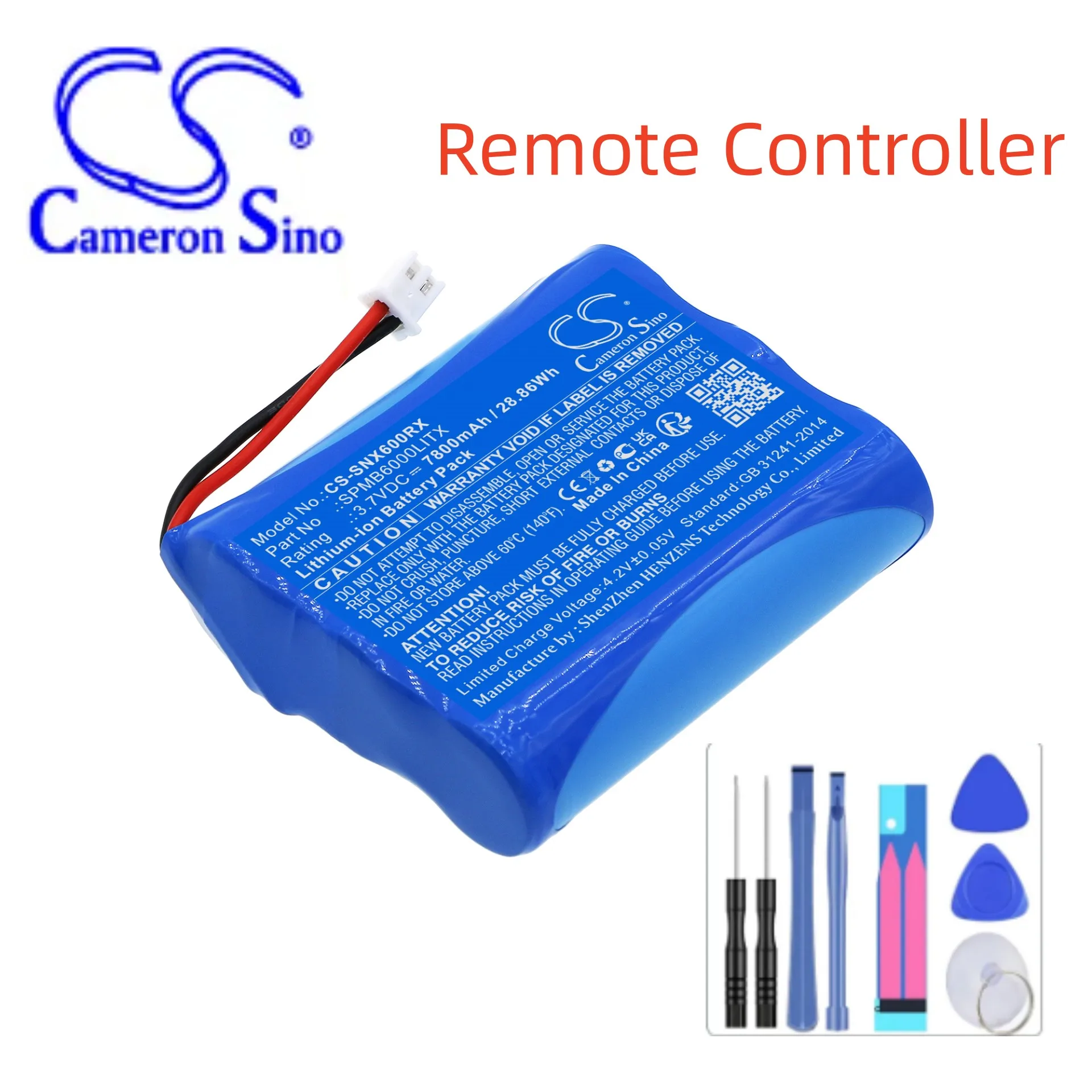 Remote-Controller-Battery-For-Spektrum-SPMB6000LITX-Transmitter-iX12 ...