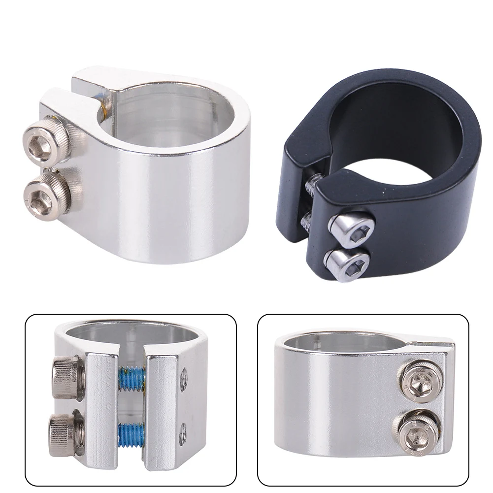 Bike-Seatpost-Clamp-Double-Layer-Clamp-Double-SeatPost-Clip-31-8mm-Seat ...