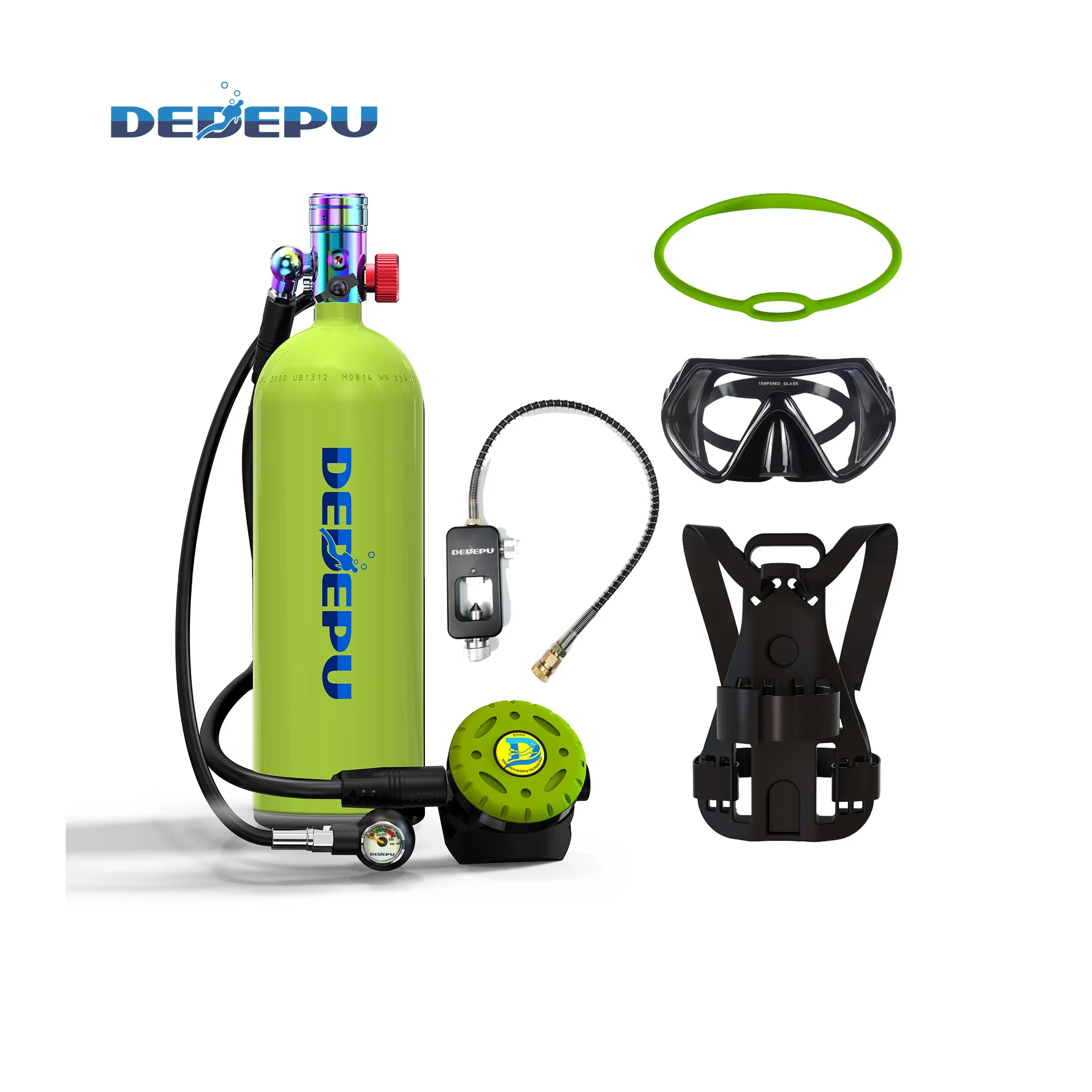 Diving-Oxygen-Cylinder-Constant-Pressure-2-3L-Respirator-Scuba-Cylinder ...