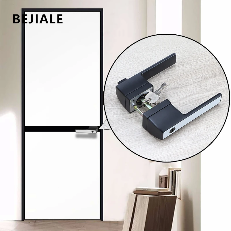Minimalist-Door-Lock-Magnetic-Silent-Door-Lock-Indoor-Bedroom-Door-Lock ...