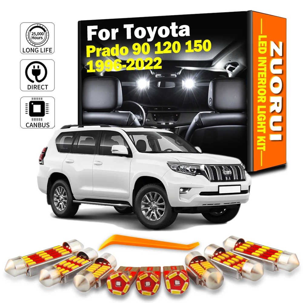 LED-Interior-Roof-Light-Kit-Canbus-For-Toyota-Prado-90-120-150-1996 ...
