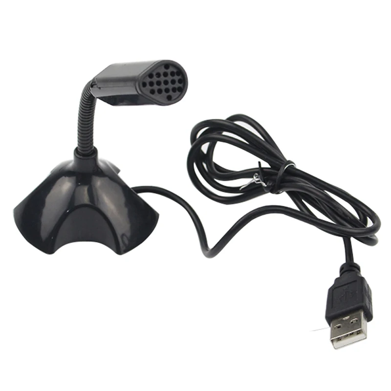 USB-Desktop-Microphone-Flexible-Tube-Neck-Adjustable-Computer-Laptop ...