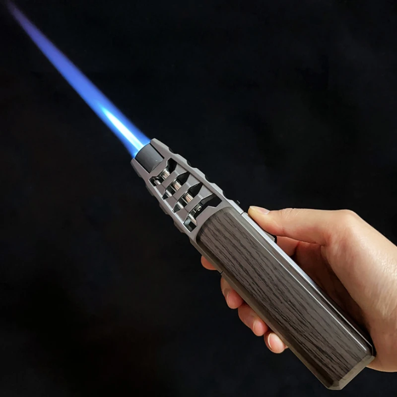 Jobon-Kitchen-BBQ-Metal-Windproof-Cigar-Big-Jet-Flames-Fire-Turbo-Torch ...