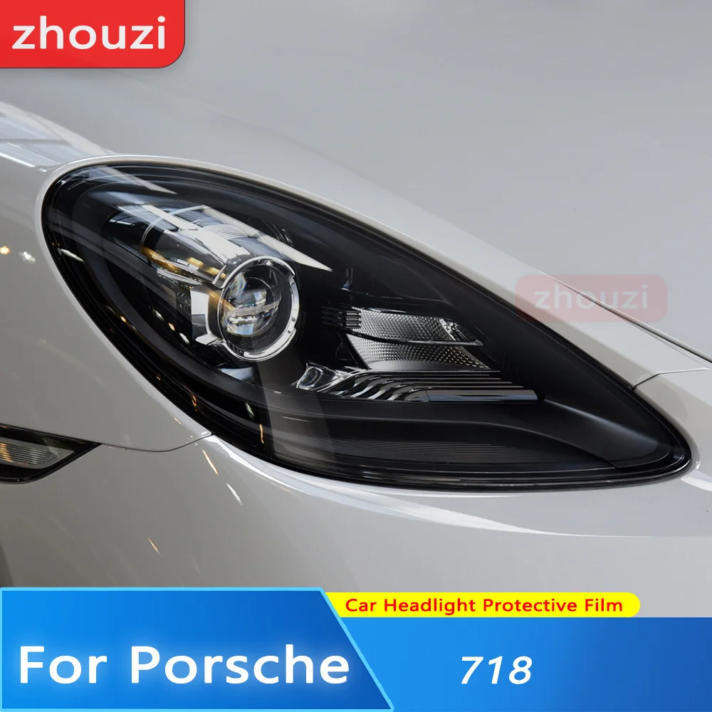 For-Porsche-718-Boxster-Cayman-2016-On-2020-Car-Lamp-Film-Headlight ...