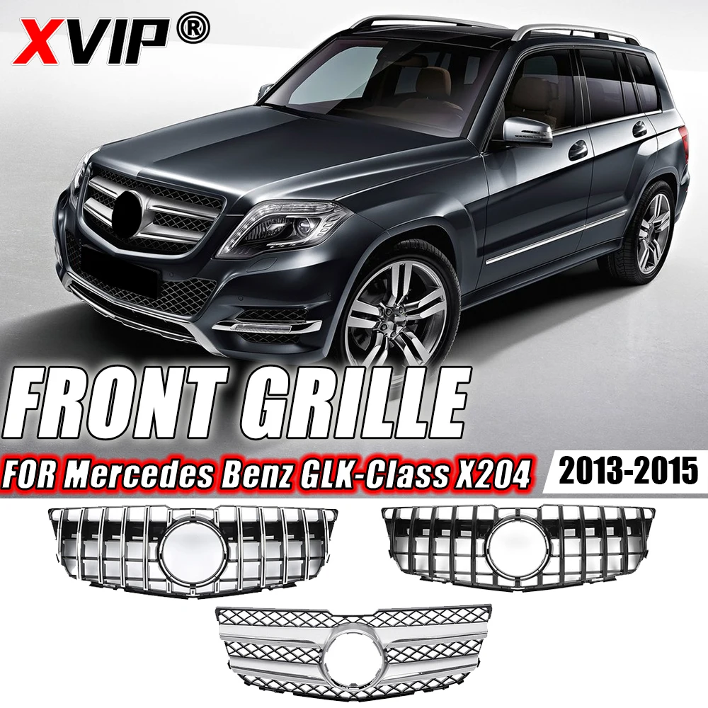 XVIP-Front-Chrome-Black-Diamonds-Style-Upper-Grille-For-Mercedes-Benz ...