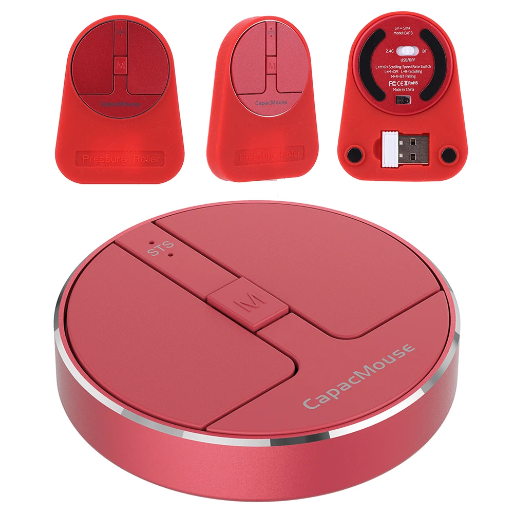 Portable-Silent-Mouse-3-Adjustable-DPI-Mini-Capacitive-Mouse-Computer ...