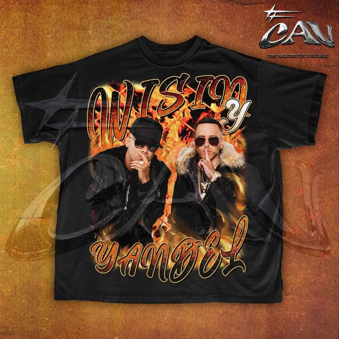 Camiseta-de-pierna-de-arranque-Vintage-de-Wisin-y-Yandel-Reggaeton-Duo ...