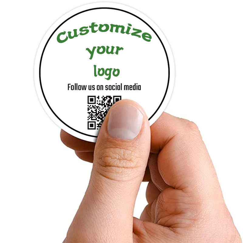 100pcs-Custom-Sticker-LOGO-Personalized-DIY-2-10cm-Design-Label-Gift ...