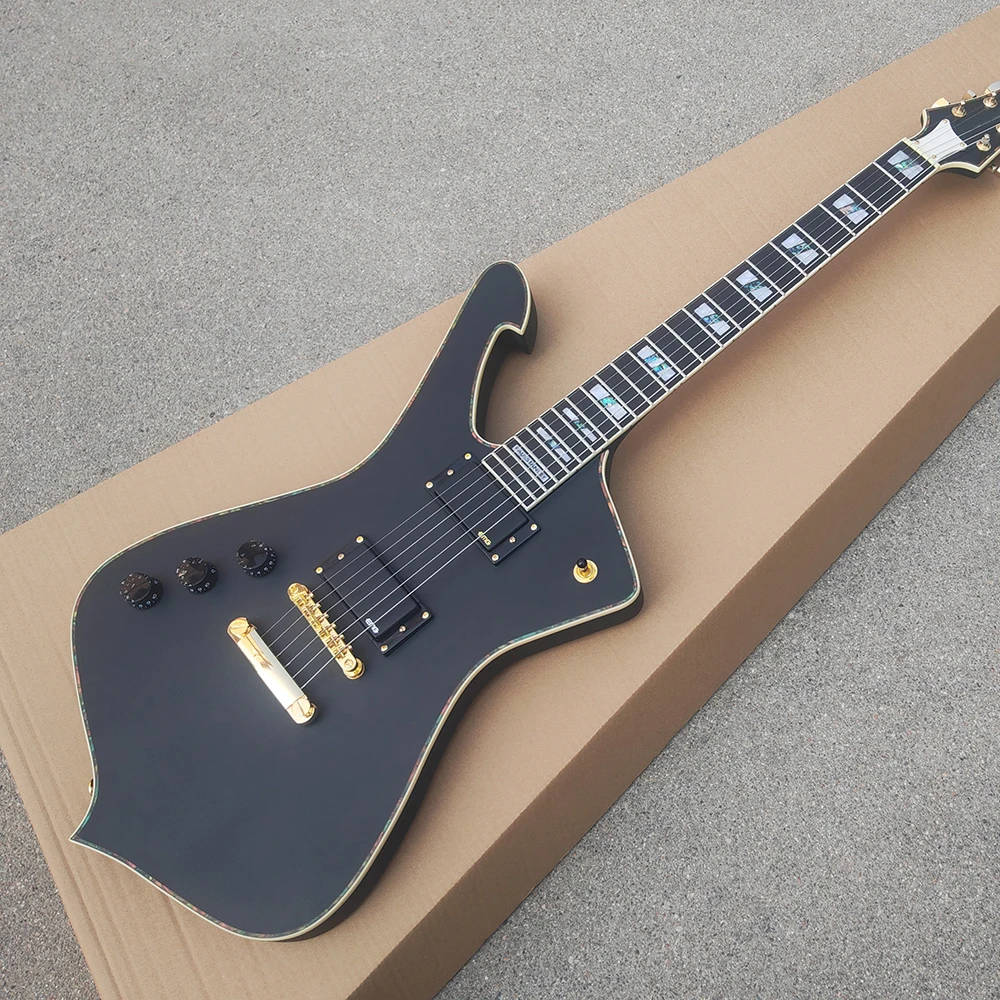 Custom-Matte-Paint-Guitarra-el-trica-canhota-Iceman-Guitar-Fingerboard ...