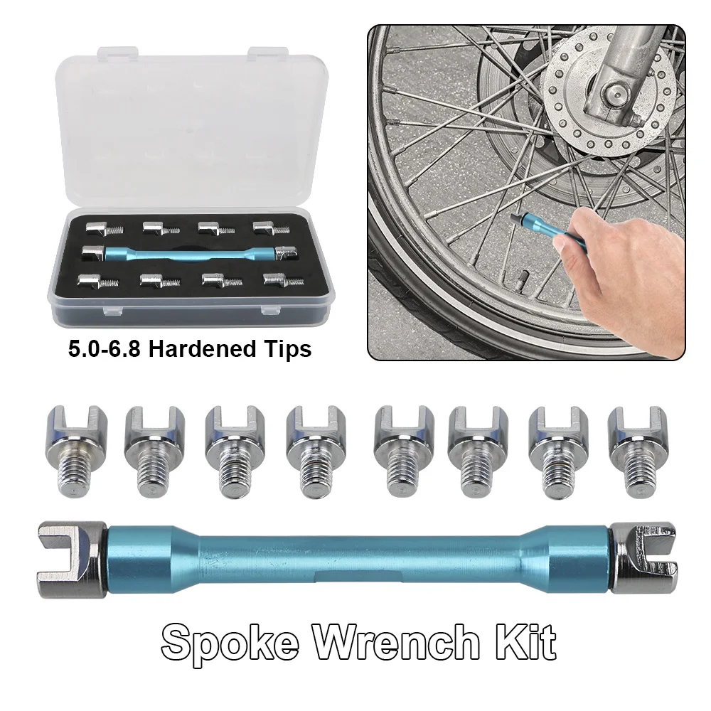 Motorcycle-Spoke-Wrench-Set-With-10-Pieces-Hardened-Tips-5-0-6-8 ...