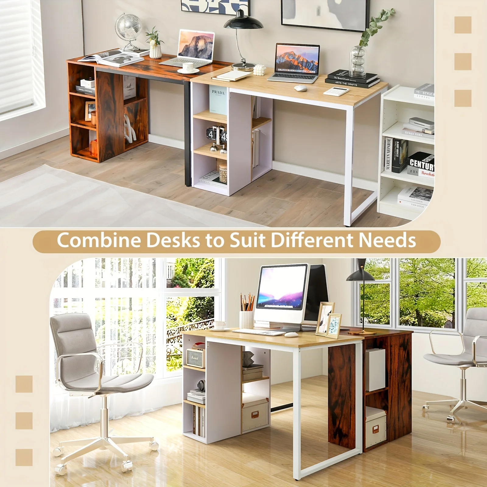 Costway-Home-Office-Computer-Desk-Laptop-Table-Writing-Workstation-w-5 ...