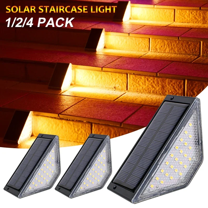 Solar-Stair-Lights-Solar-Step-Light-Outdoor-Anti-theft-Waterproof-IP67 ...