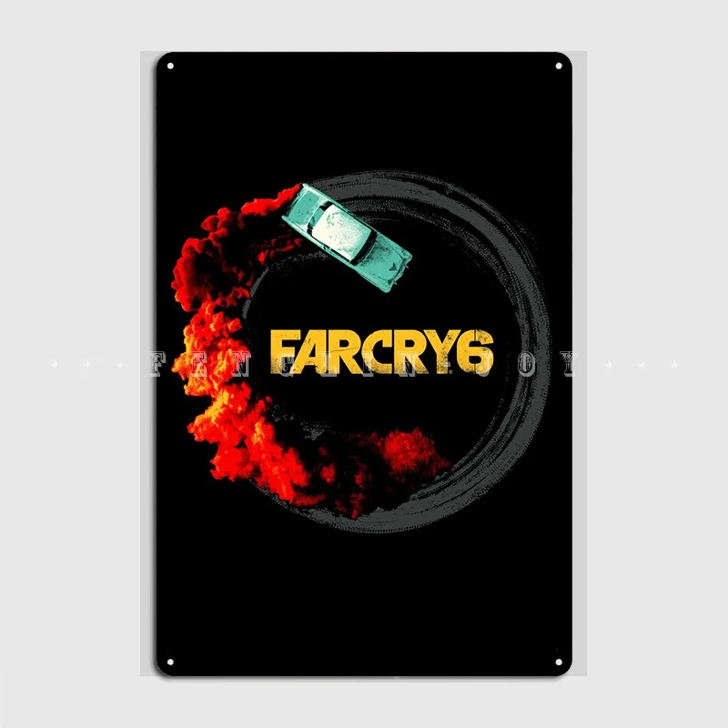 Far-Cry-6-Logo-cartel-de-Metal-para-cine-garaje-decoraci-n-del-hogar ...