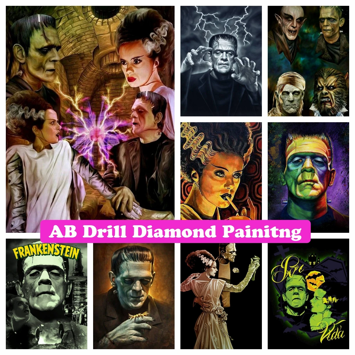 Bride Of Frankenstein Diamond Painting at Alexandra Hellyer blog