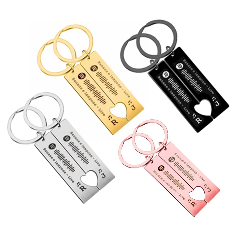 Customized-Couple-Key-Chain-Personalized-Spotify-Code-Key-Chain ...