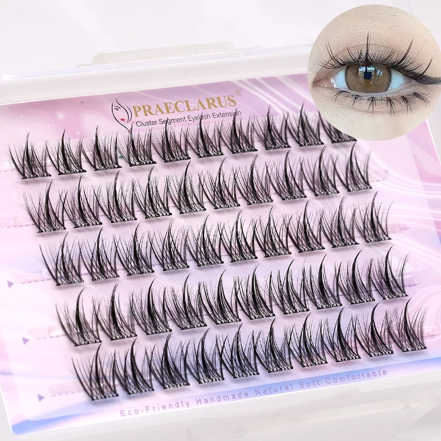 FindLove Self-adhesive Lashes 12mm False Eyelashes No Glue Needed DIY ...