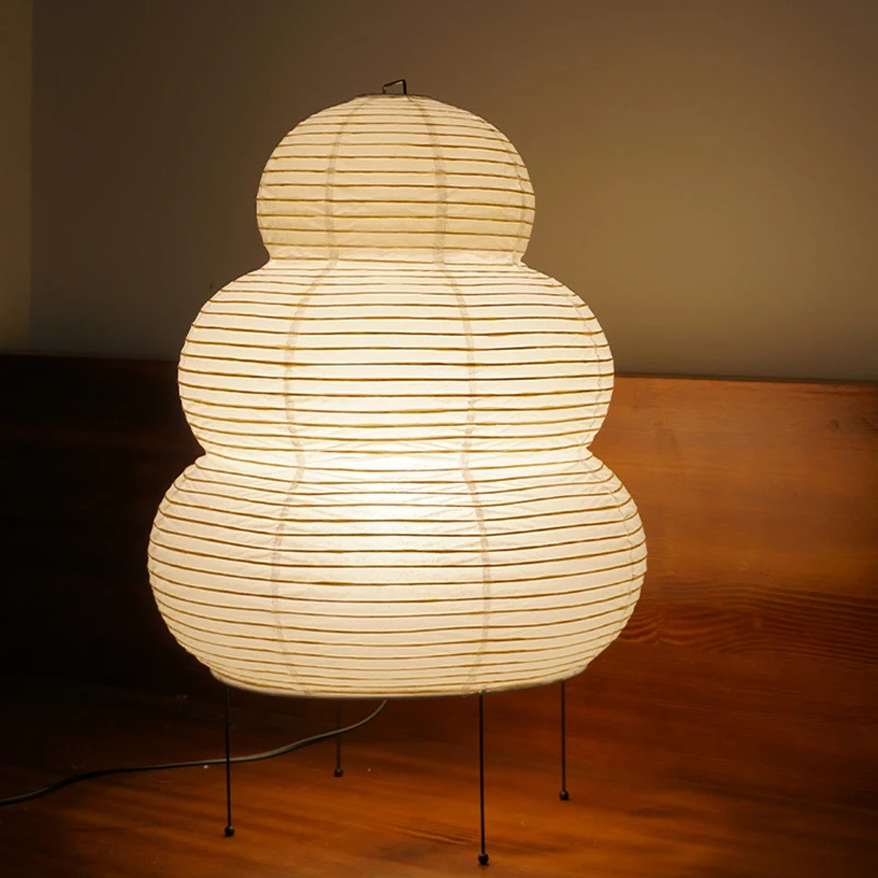Japanese-Rice-Paper-Table-Lamp-Living-Room-Bedroom-Home-Decor-Designer ...