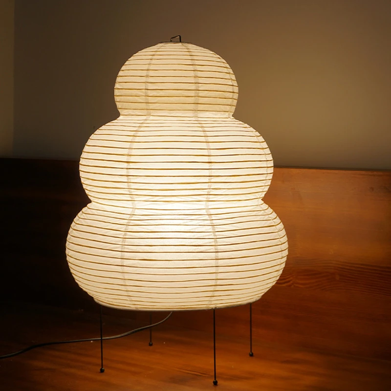 Japanese Rice Paper Table Lamp Living Room Bedroom Home Decor Designer ...