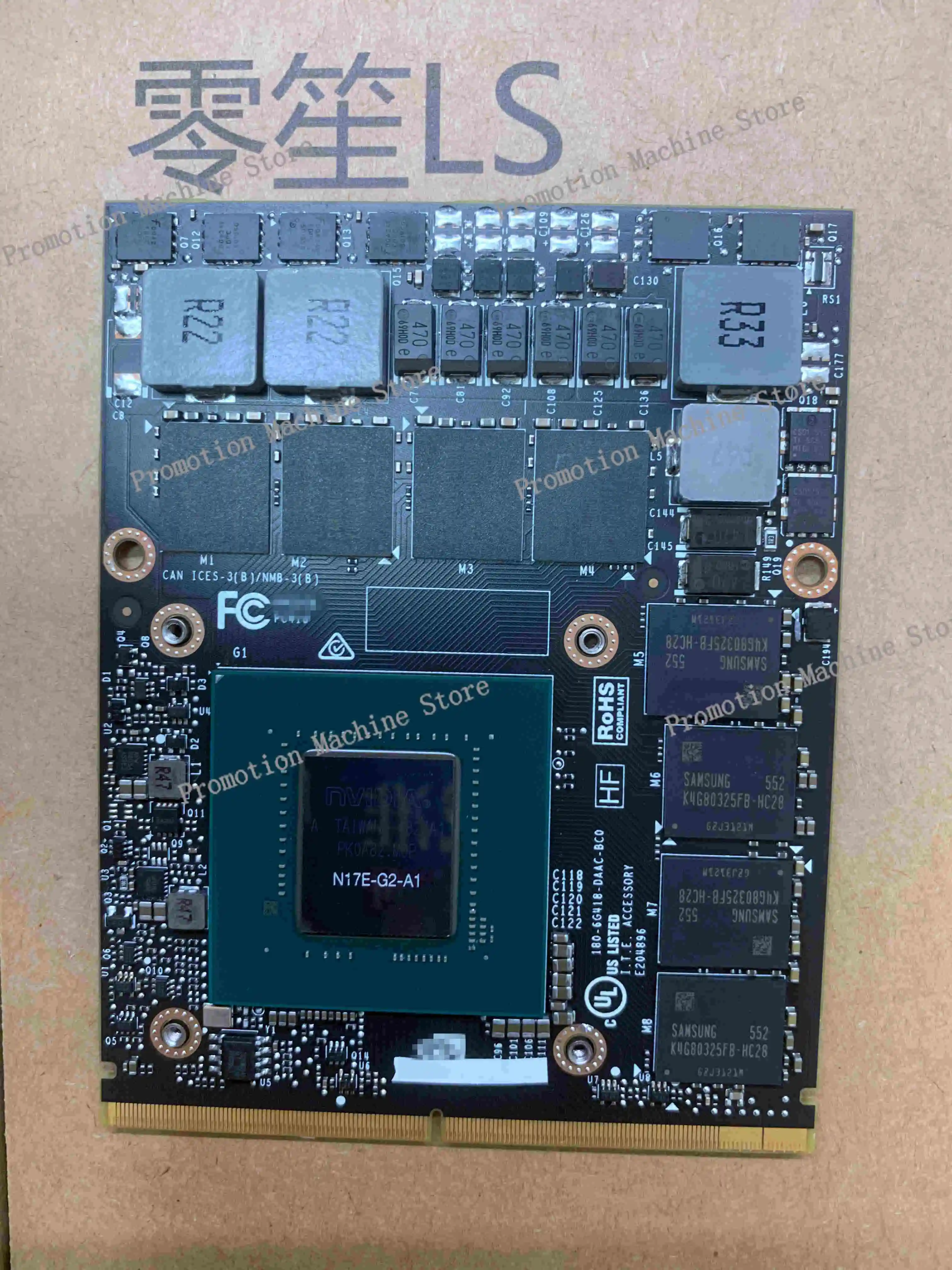 NEW For Alienware M17X R4 R5 R6 M18X R2 R3 GTX 1070M MXM TYPE-B Video ...