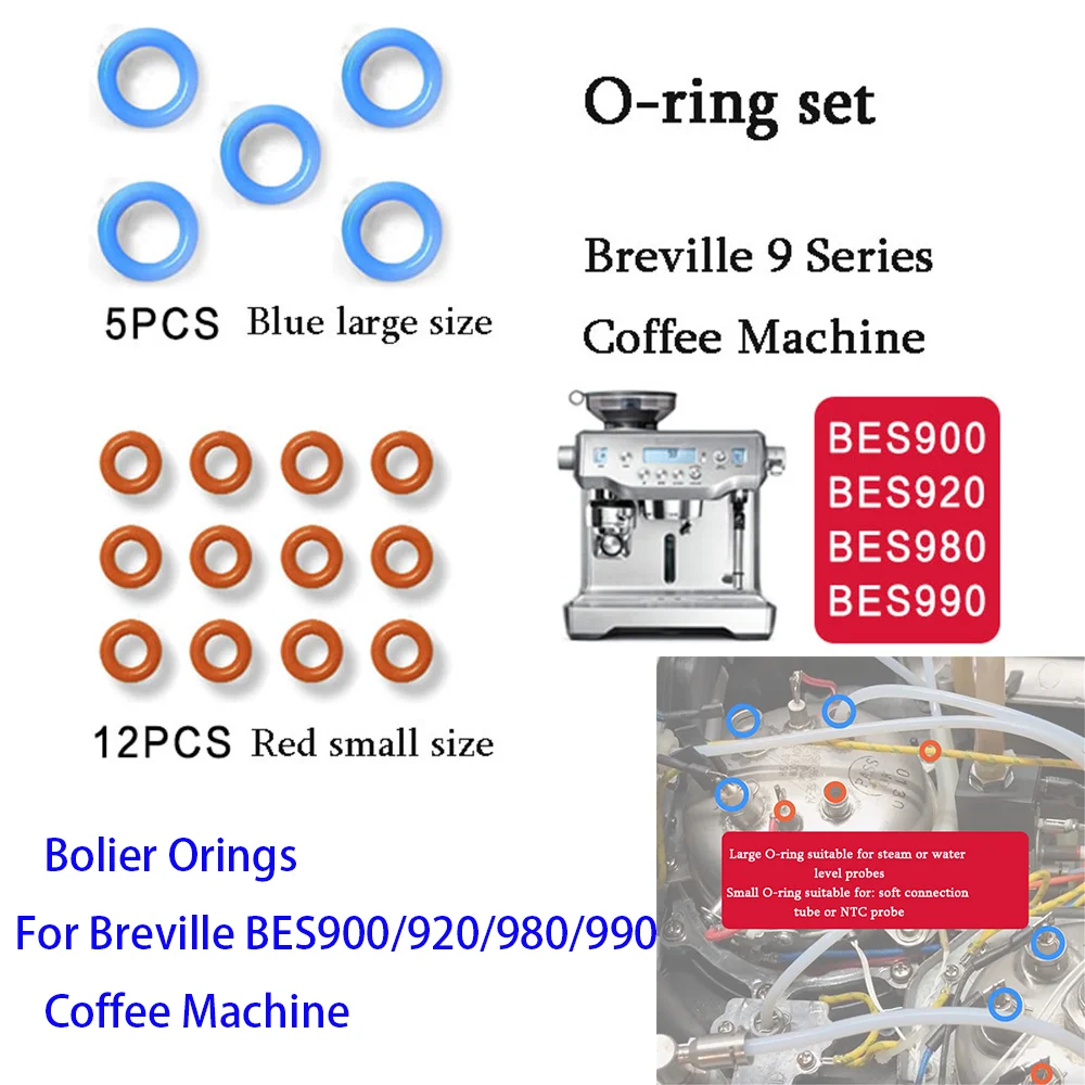 Dual Boiler Orings O rings Oring For Breville BES920/900/980/990 Coffee ...