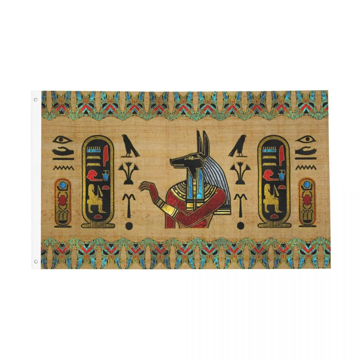 Egyptian-Anubis-Ornament-Flag-Double-Sided-Indoor-Outdoor-Banner ...