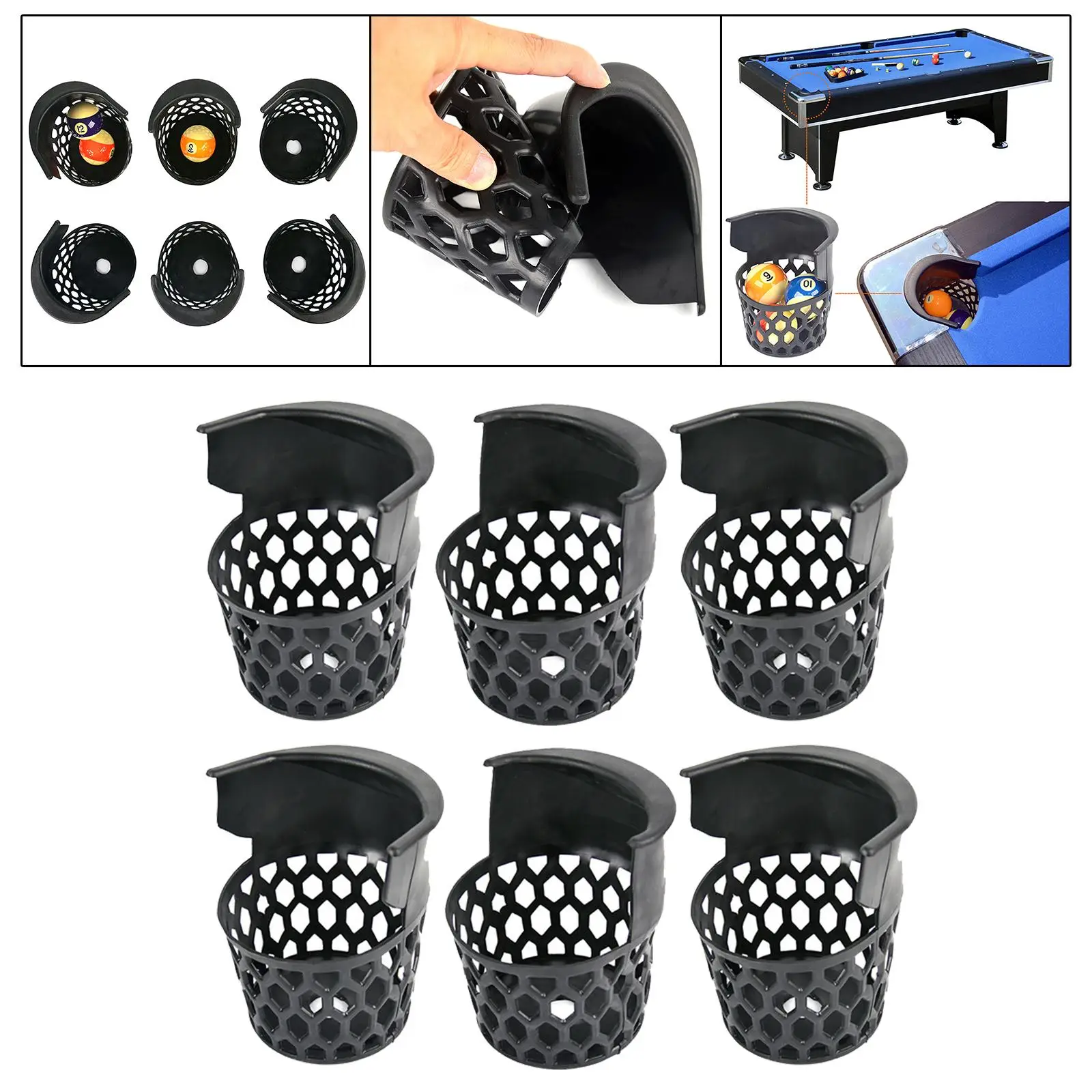 6-Pieces-Pool-Table-Pockets-Billiard-Pockets-Set-Black-Billiards-Net ...