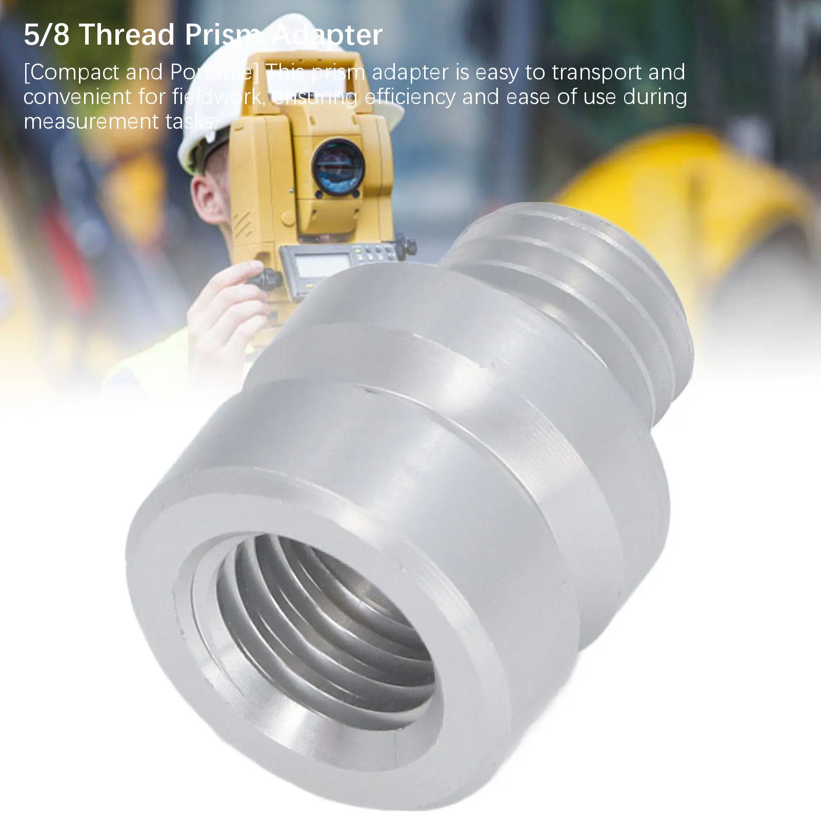 Prism-Adapter-5-8x11-Thread-20mm-Long-Aluminum-GPS-RTK-Adapter-for ...